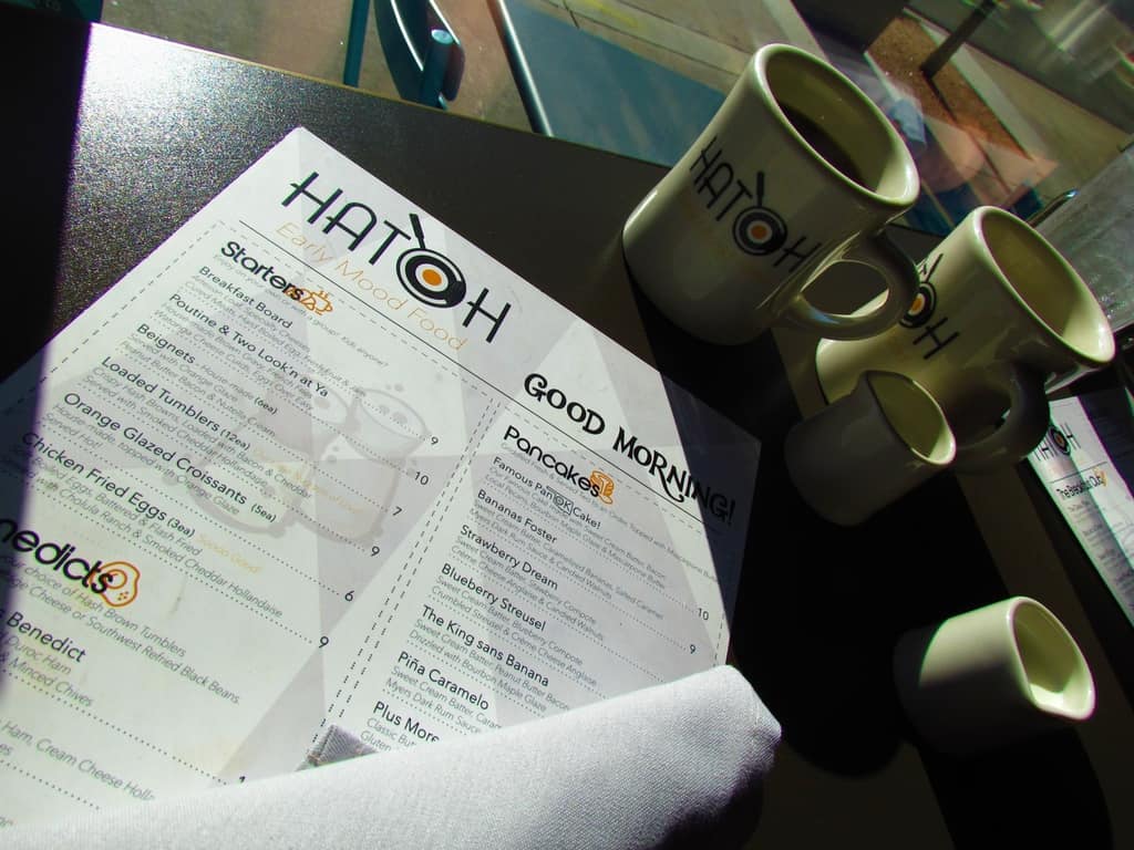 Hatch menu - Our Changing Lives