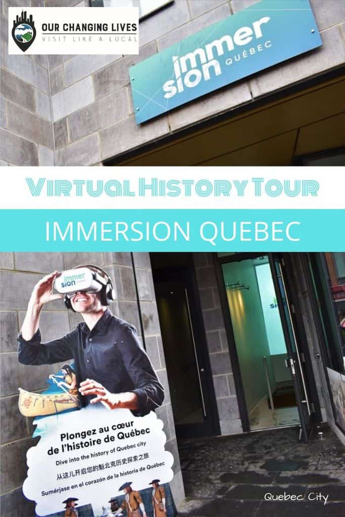 Virtual History Tour - Immersion Quebec - Our Changing Lives