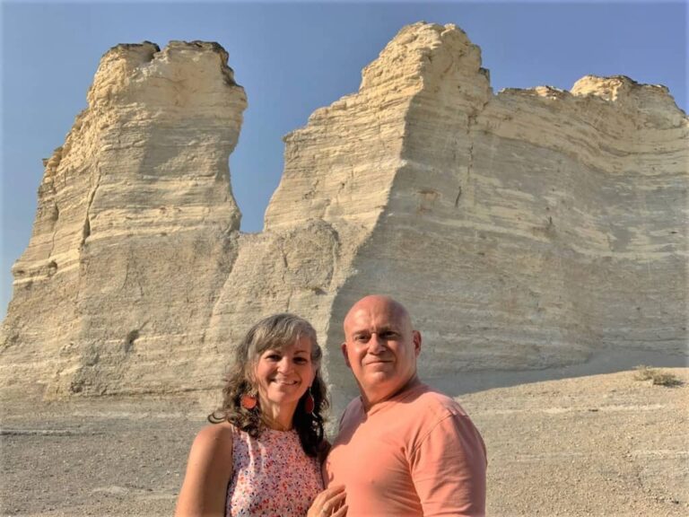The Chalk Pyramids - Monument Rocks National Landmark - Our Changing Lives